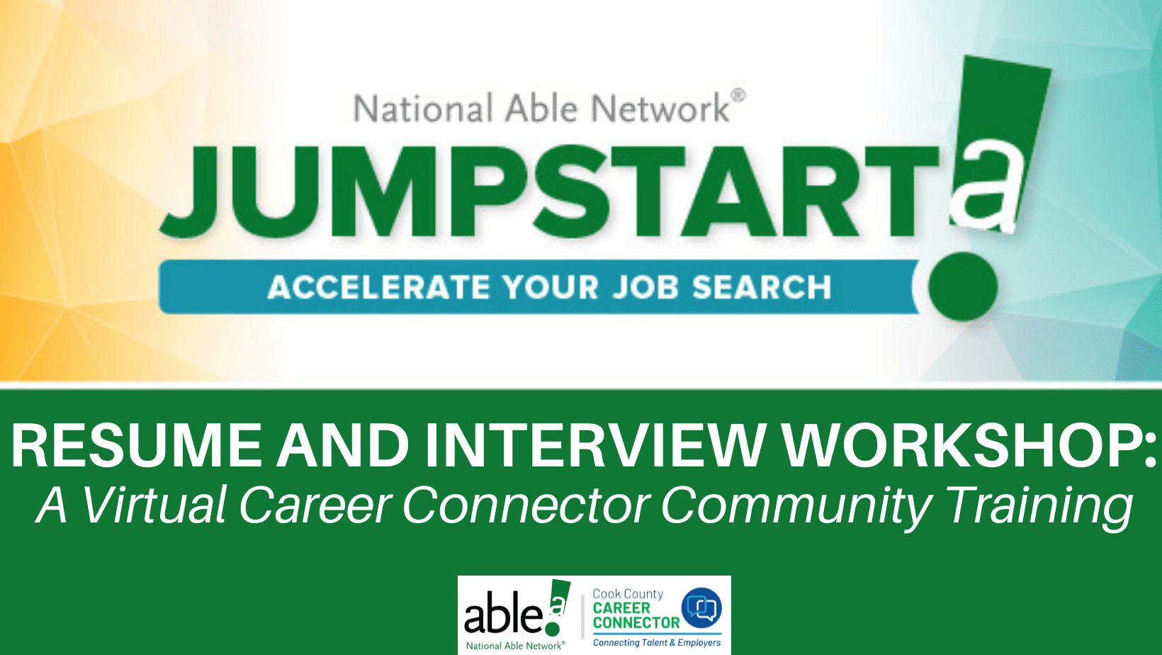 Resume & Interview Workshop: A Virtual Career Connector Community ...