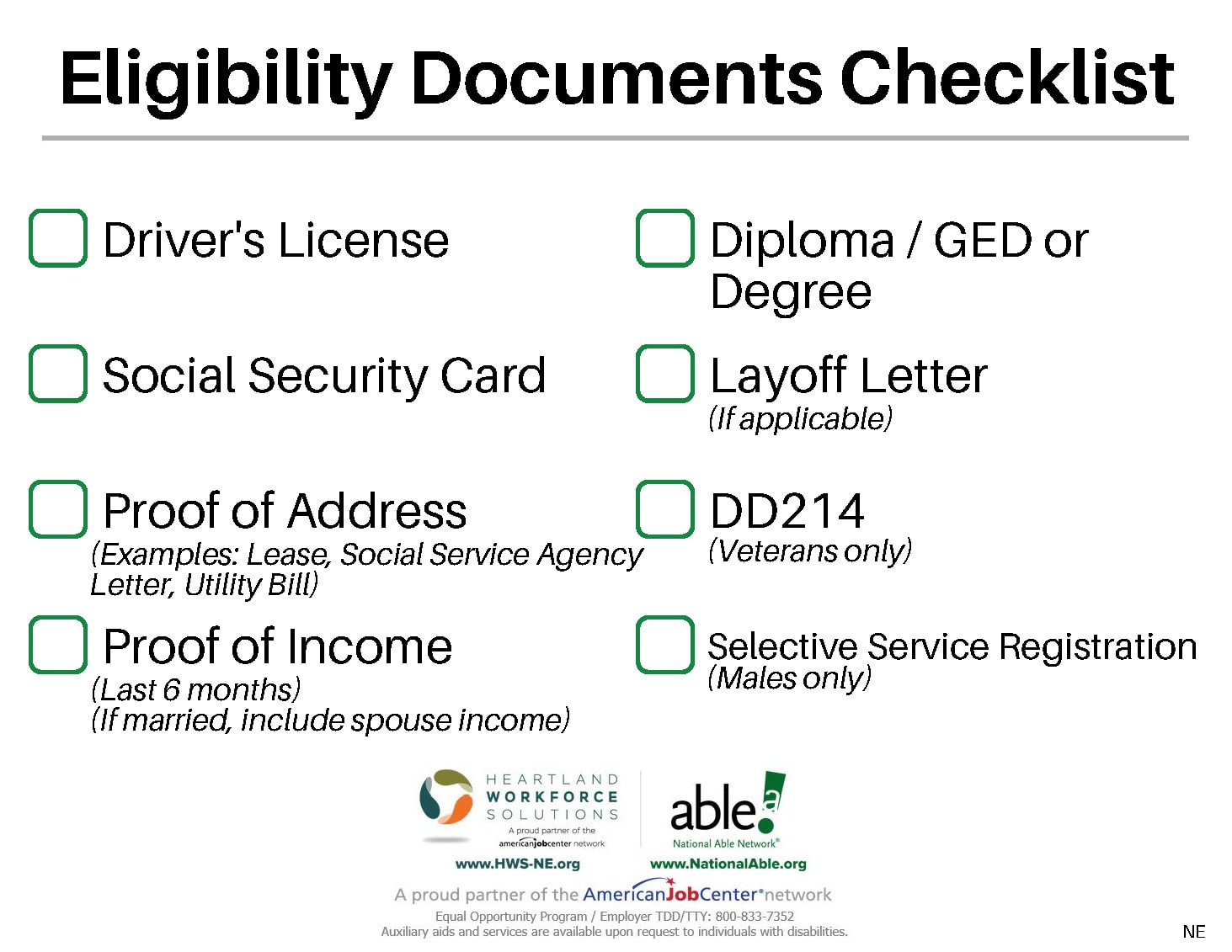Nebraska Enrollment | National Able