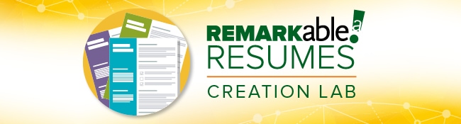 RemarkAble Resumes | Creation Lab | National Able